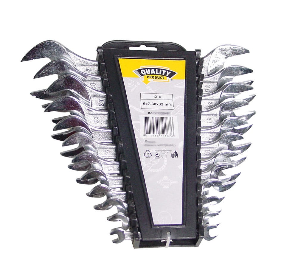 Steeksleutelset 12-delig | TEVU