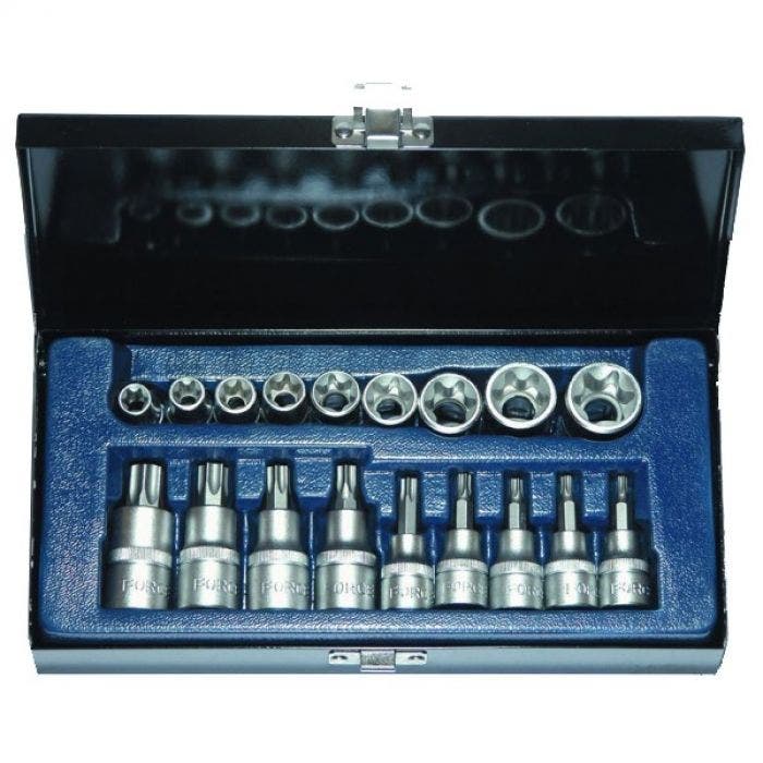 Torx doppenset 18-delig | TEVU